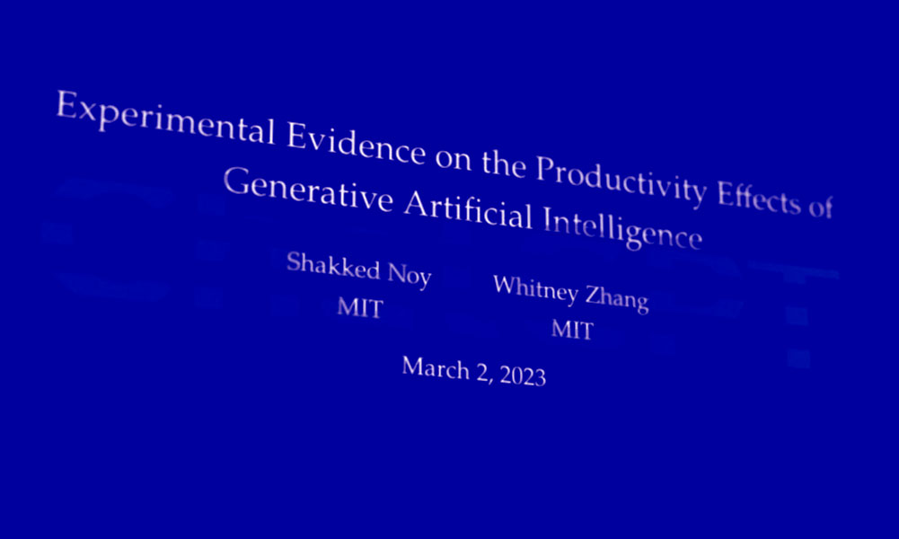 SDS 664: MIT Study: ChatGPT Dramatically Increases Productivity ...